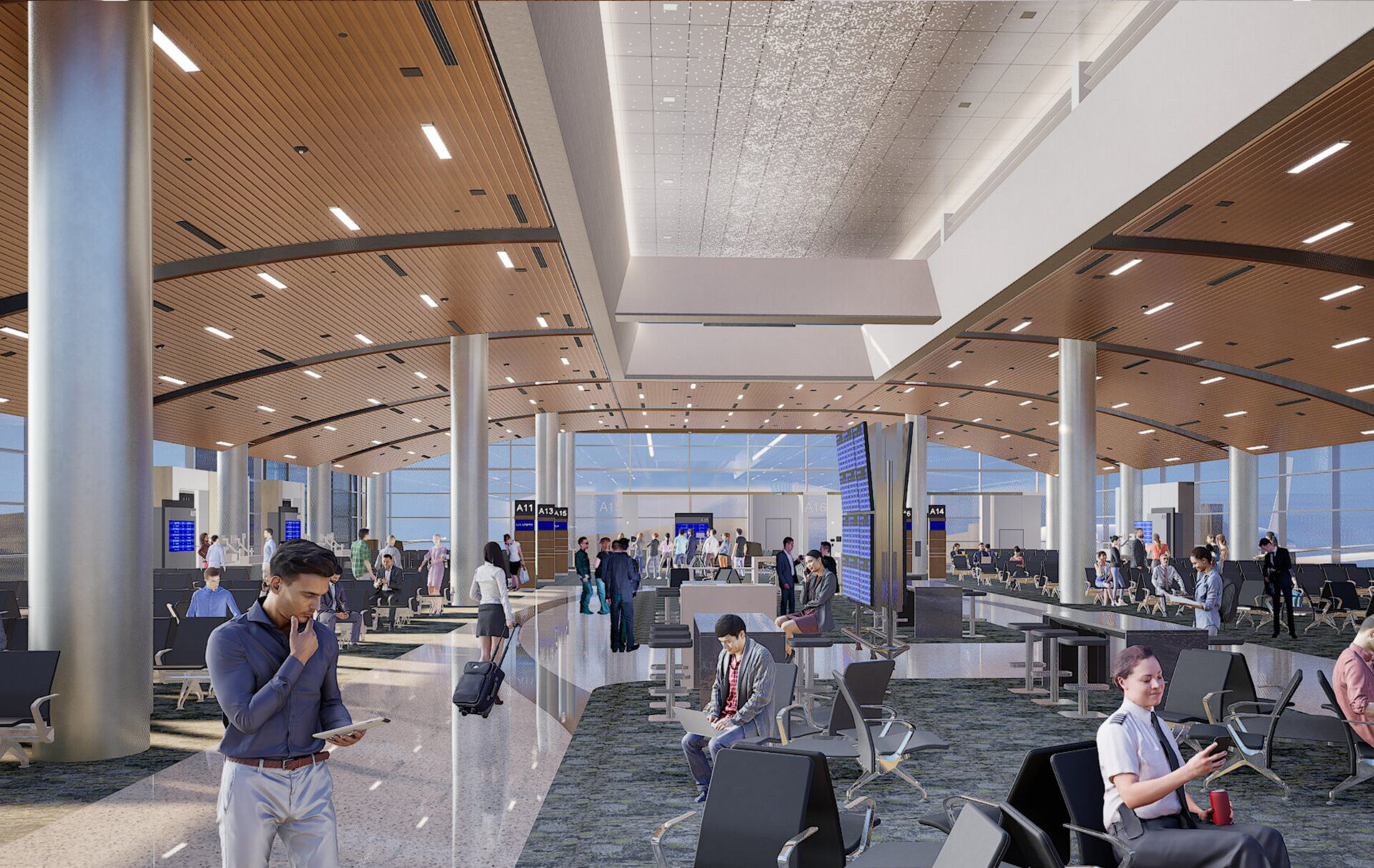 Concourse A - Construction Renderings - Nashville International Airport ...