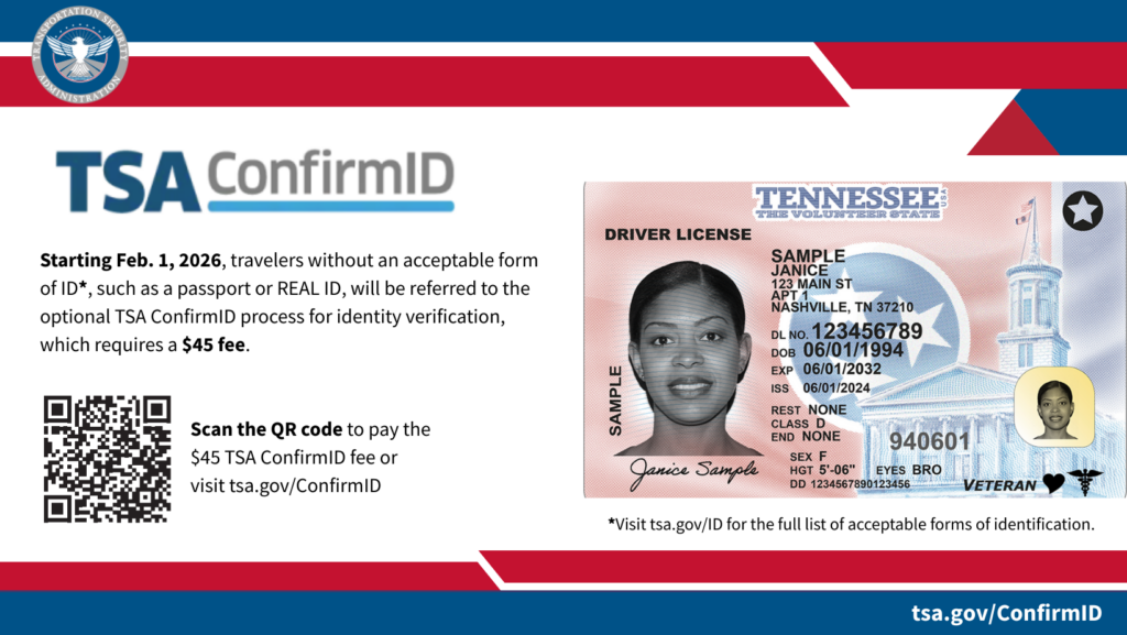 TSA ConfirmID: Travel Smart, Travel Safe
